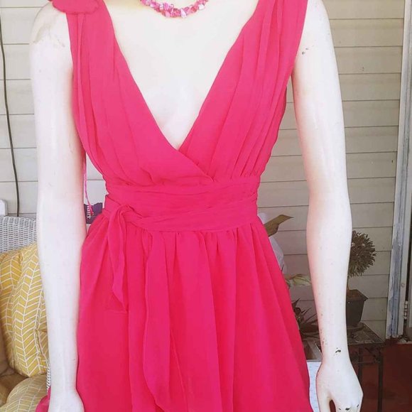 Double Zero | Dresses | Designer Double Zerored Vneck Cut Banded Waist ...